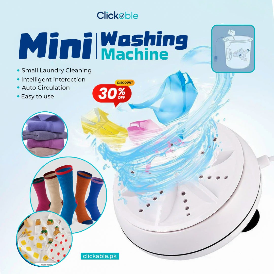 Mini Washing Machine – Clickable.pk
