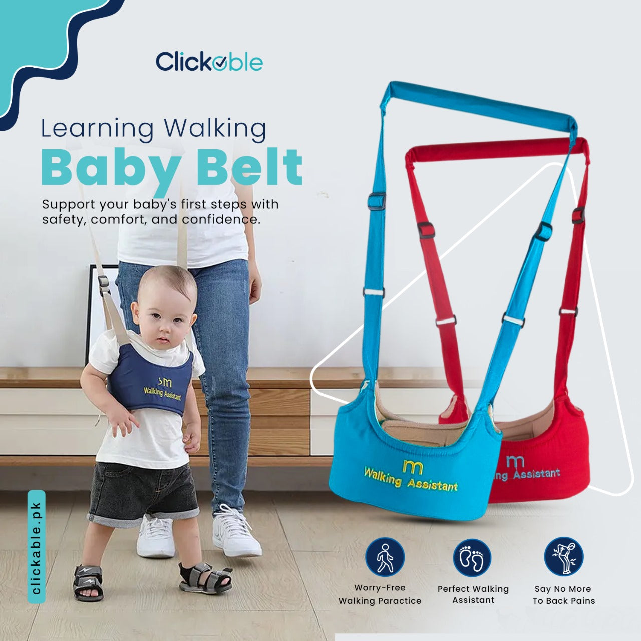 Learning Walking Baby Belt – Clickable.pk